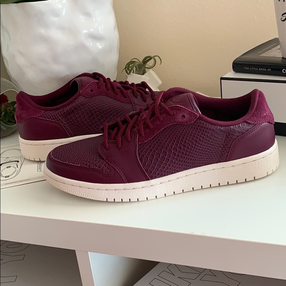 Nike | Shoes | Nwt Nike Air Jordan Retro Bordeaux Snakeskin | Poshmark